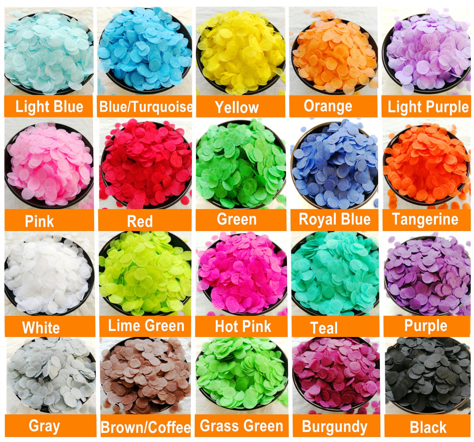 Personalize Wedding Confetti-biodegradable Tissue Paper - Etsy