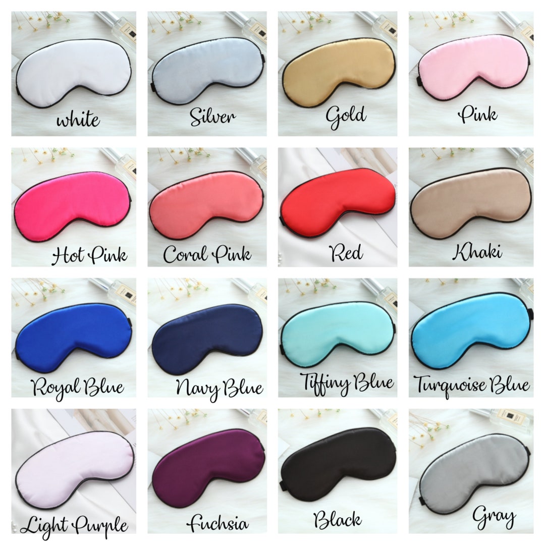 Customized Eye Masks Personalized Sleeping Masks Customized Satin Eye ...