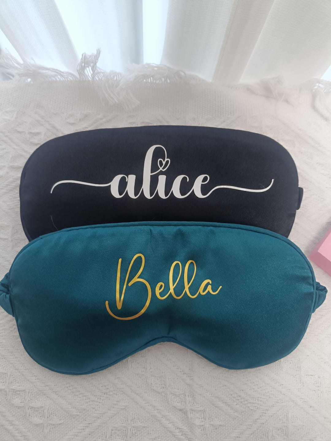 Personalized Sleeping Eye Masks Custom Name Sleep Mask Bridesmaid Gift ...