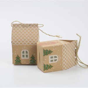 House Shaped Candy Boxes-cute Party Favor Boxes House Style Bakery ...