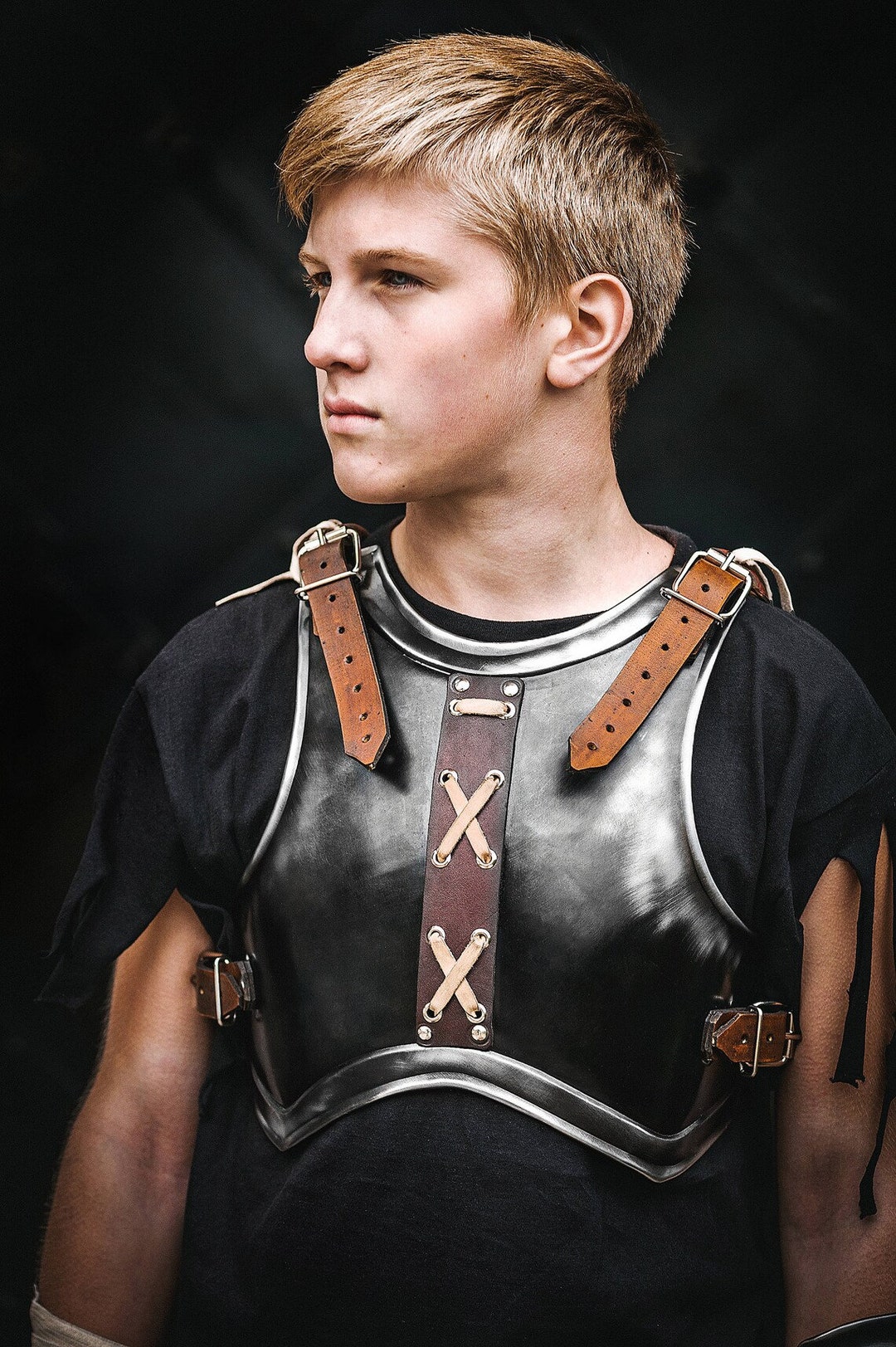 Medieval Young Guts Armor From Anime Replica Blackened Cuirass LARP ...