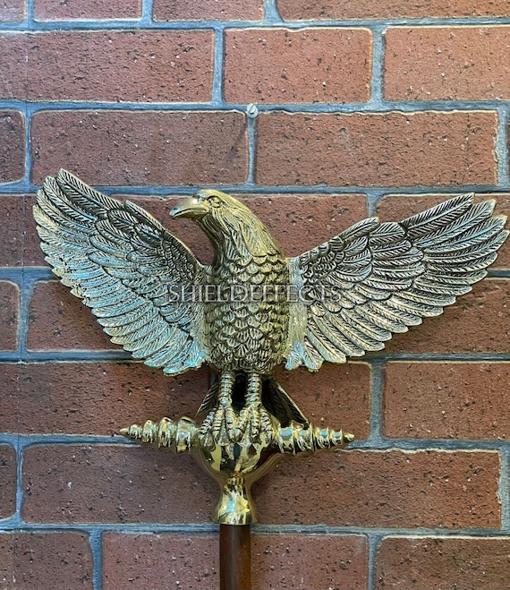 Roman Aquila Eagle Standard-unmounted Full Brass Medieval - Etsy Australia