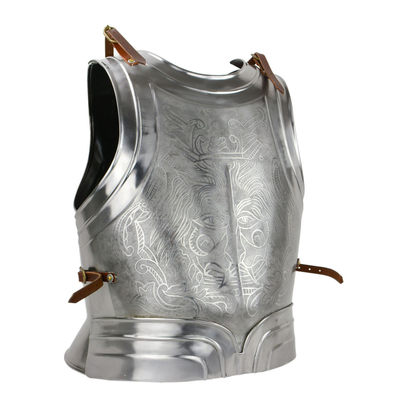 Late Medieval Gothic Cuirass Fully Engraved Fantasy Armor Costume ...
