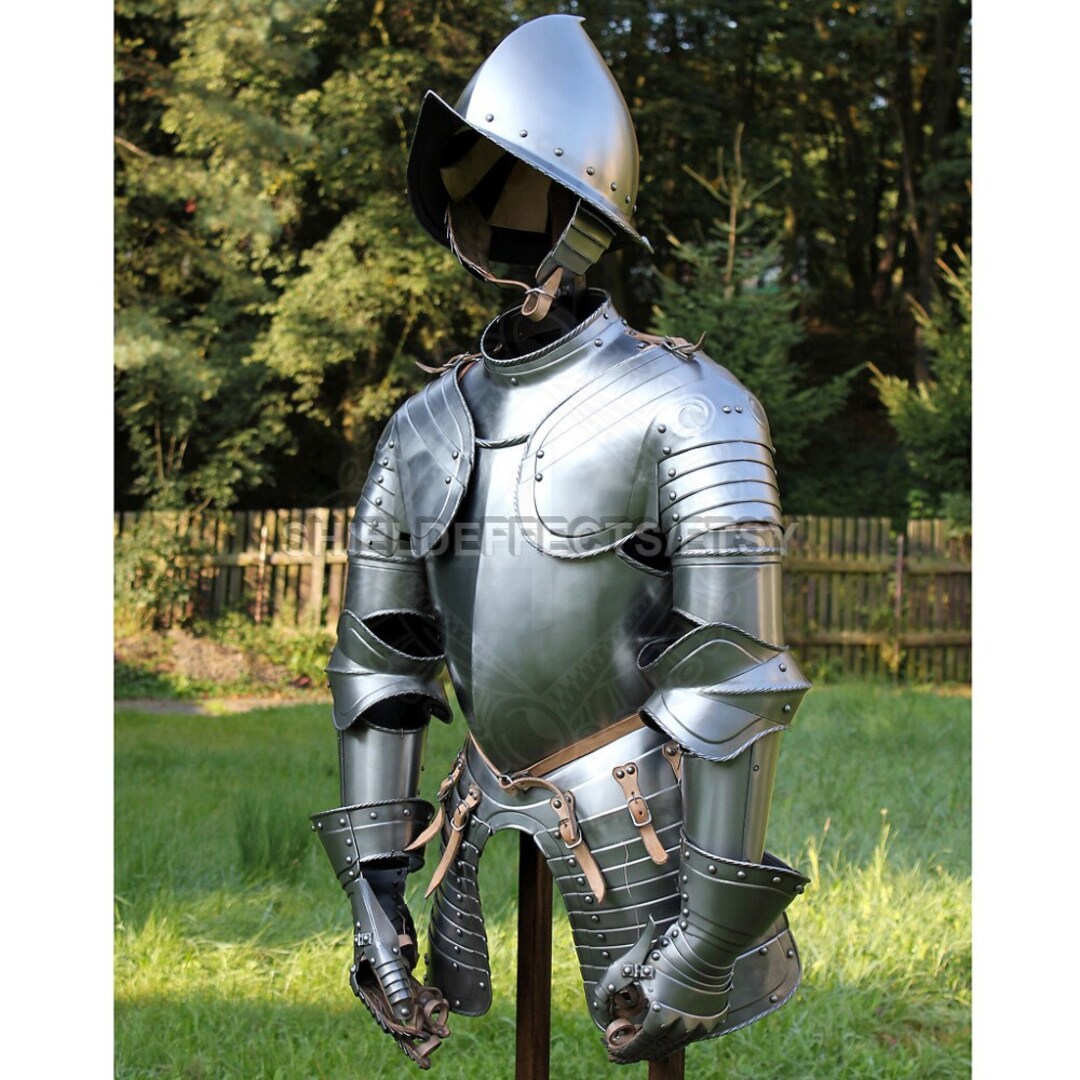Medieval Foot Guard Half Body Armor Set Armour Suit Great Halloween ...
