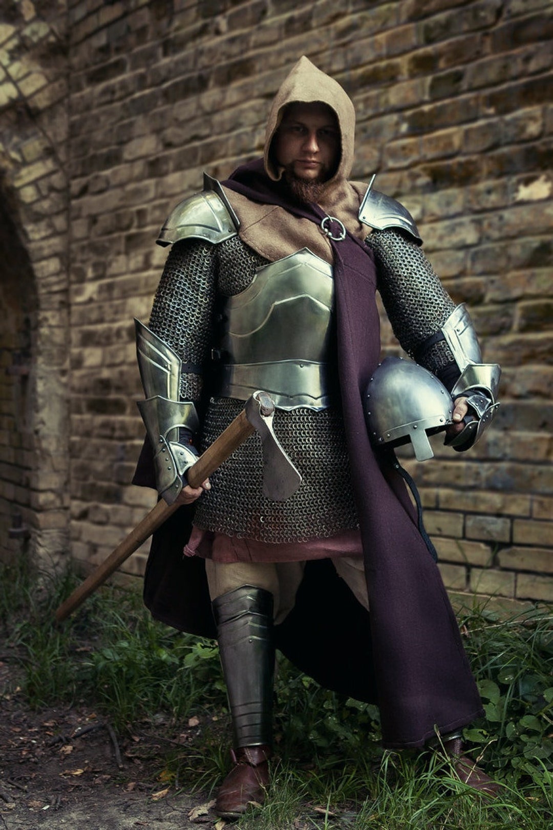 Medieval Cosplay Thor Armor Suit With Cuirass, Pauldrons,bracers,leg ...