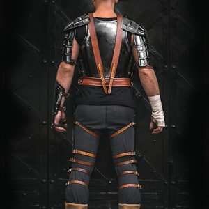 Medieval Guts Golden Age Armor, Anime Cosplay, Blackened Steel Full Set ...