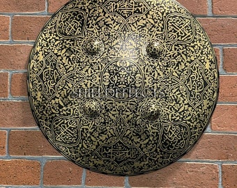 Medieval Islamic Shield Embossed Indo Persian Shield Arabic | Etsy