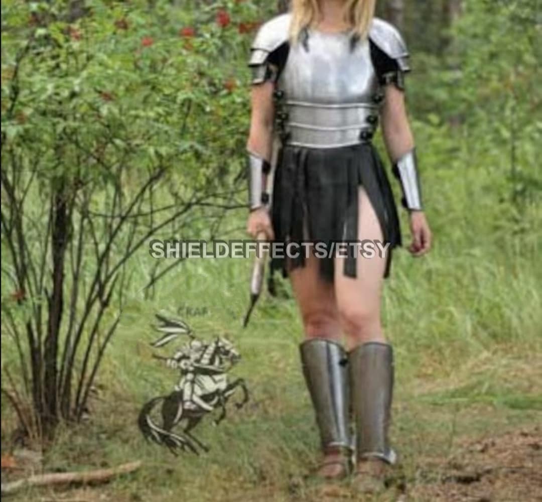 Medieval Knight Lady Armor, Female Fantasy Armor Costume, Cosplay Armor ...