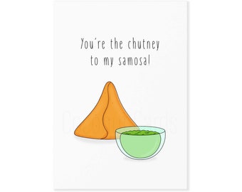 Samosa Birthday Card - Etsy UK