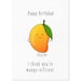 Mango Birthday Card - You're Mango-nificent Card - You're Magnificent ...