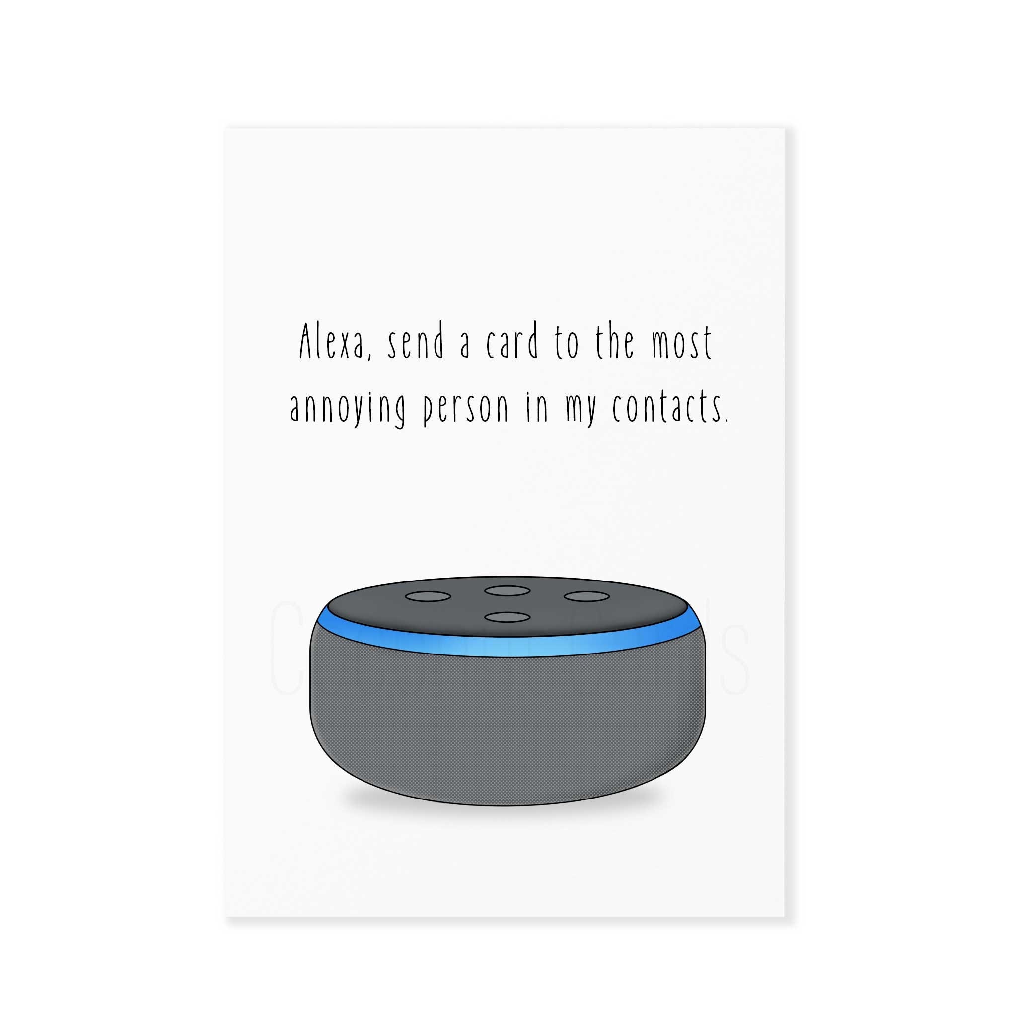 Alexa Card - Alexa Birthday Card - Alexa Funny Card - Alexa - Birthday ...