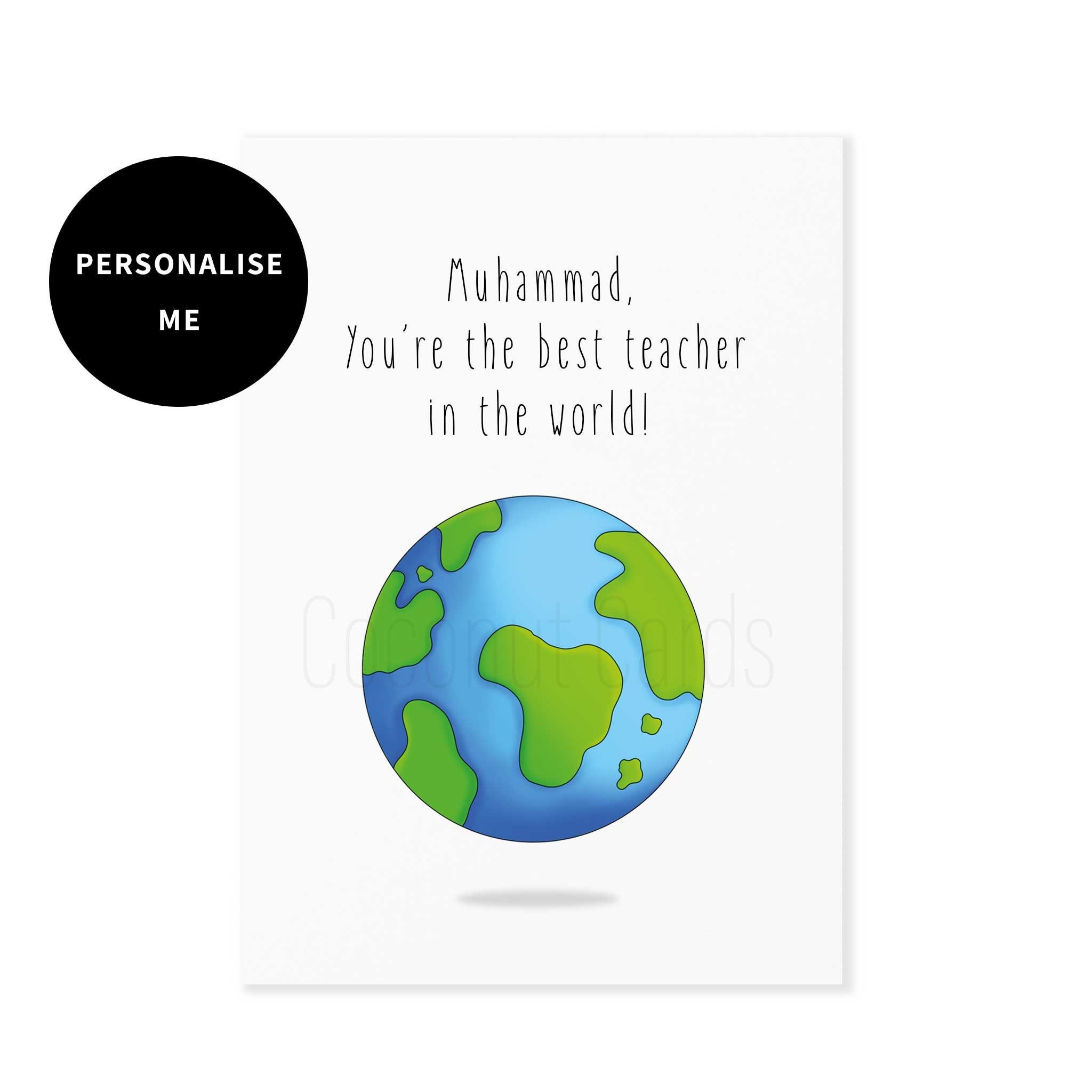 Best Teacher Card Thank You Teacher Card Teacher Card - Etsy