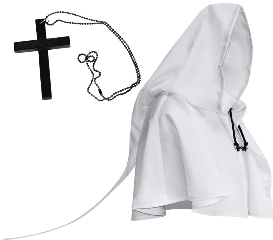 Medieval Monks Dress Crusader Head Gear Hood Fantasy Larp Head - Etsy