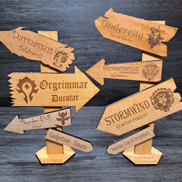 World of Warcraft Sign - Etsy