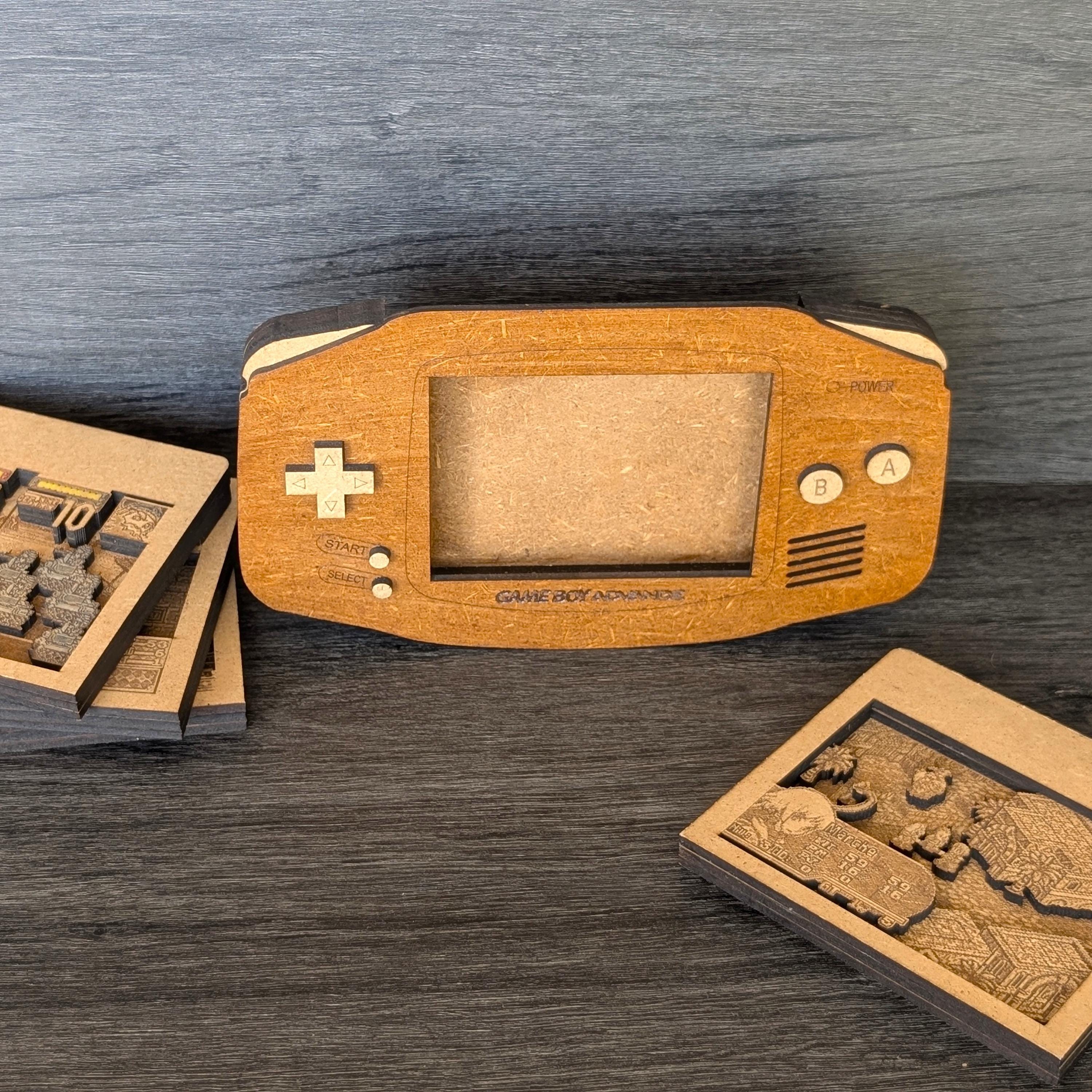 Game Boy Advance (GBA) - Wooden Console - Video Game Diorama - Etsy