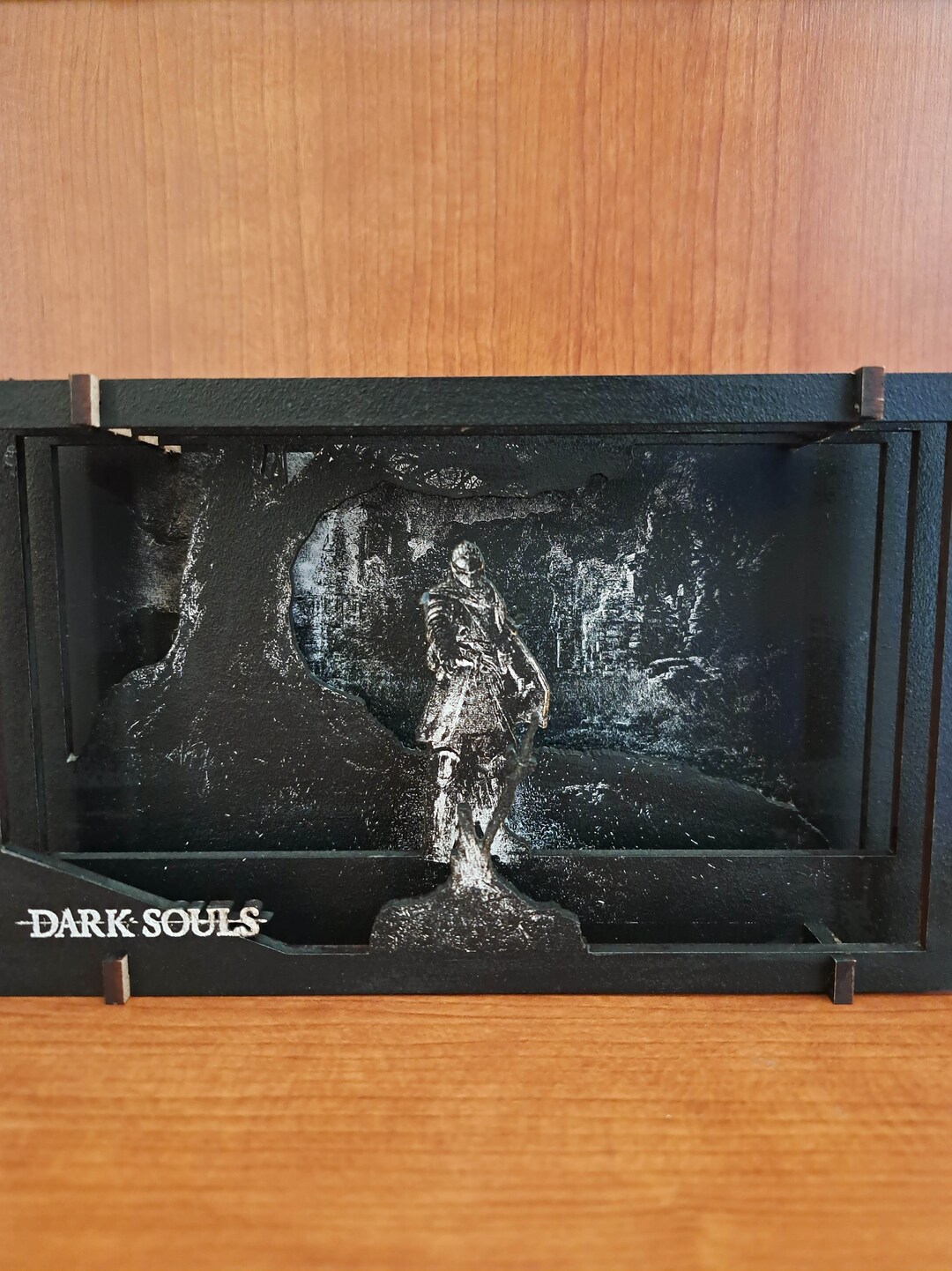 Dark Souls Video Game Diorama, Wooden Decoration - Etsy