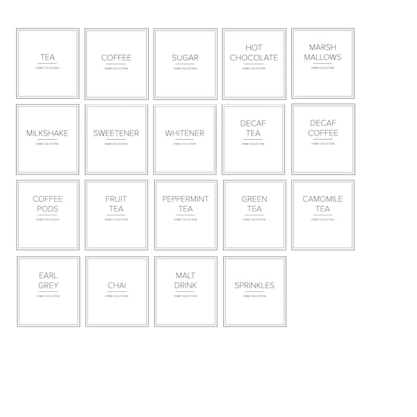 Pantry Labels - Etsy