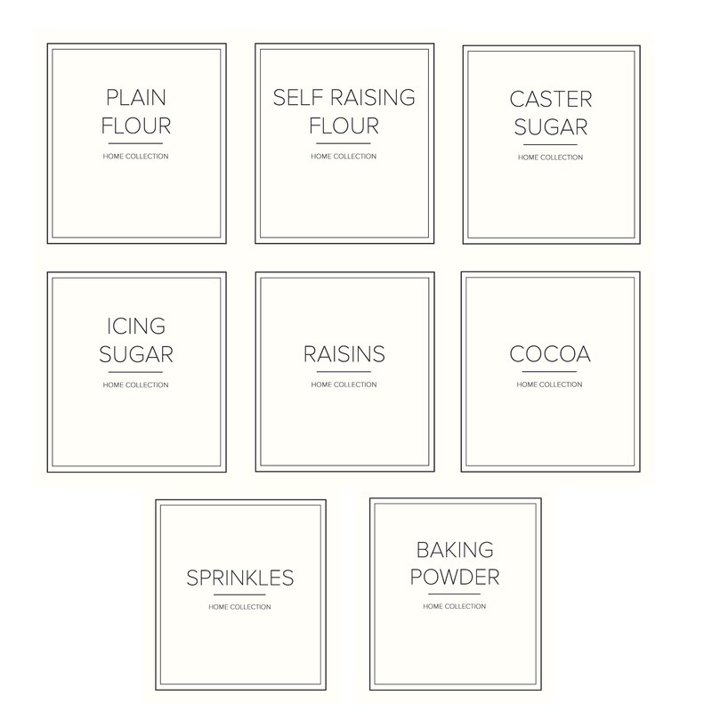 Baking Labels - Etsy