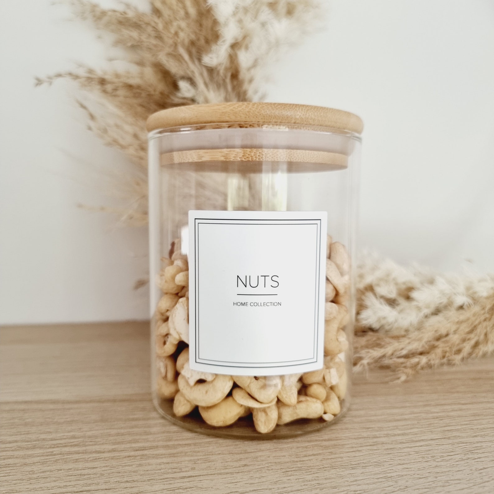 White Pantry Labels/ Waterproof Kitchen Jar Labels/minimal - Etsy