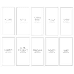 Flavoured Syrup Labels White Waterproof Coffee Bar Labels White Hot ...