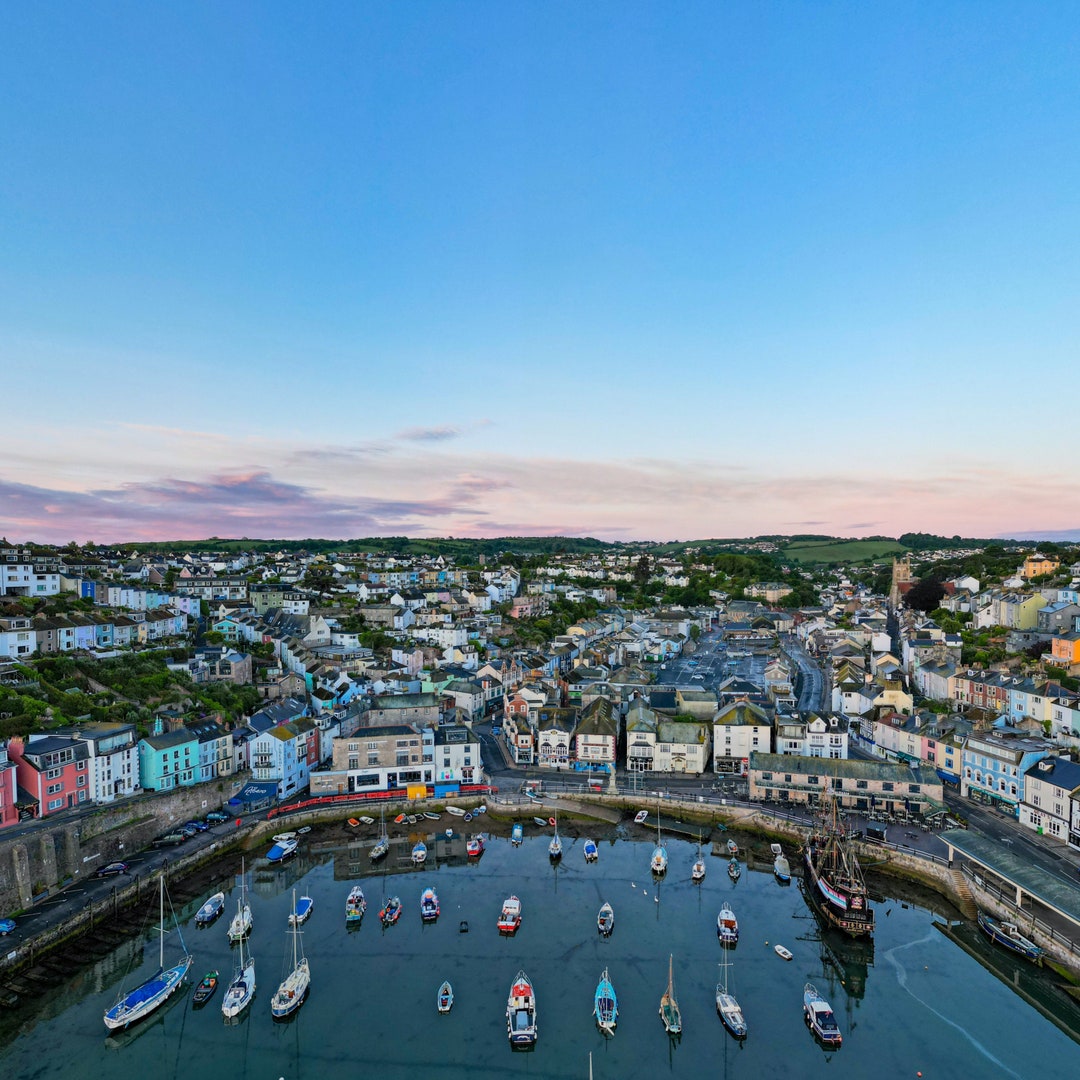 Brixham Harbour Photo Print - Etsy