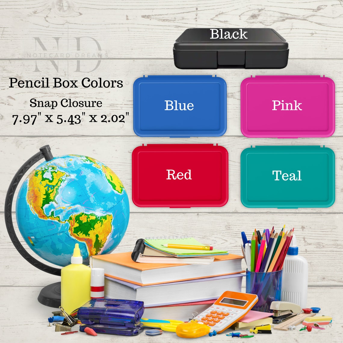Rainbow Lemon Bubble Tea Personalized Pencil Box | Pencil Box | School ...