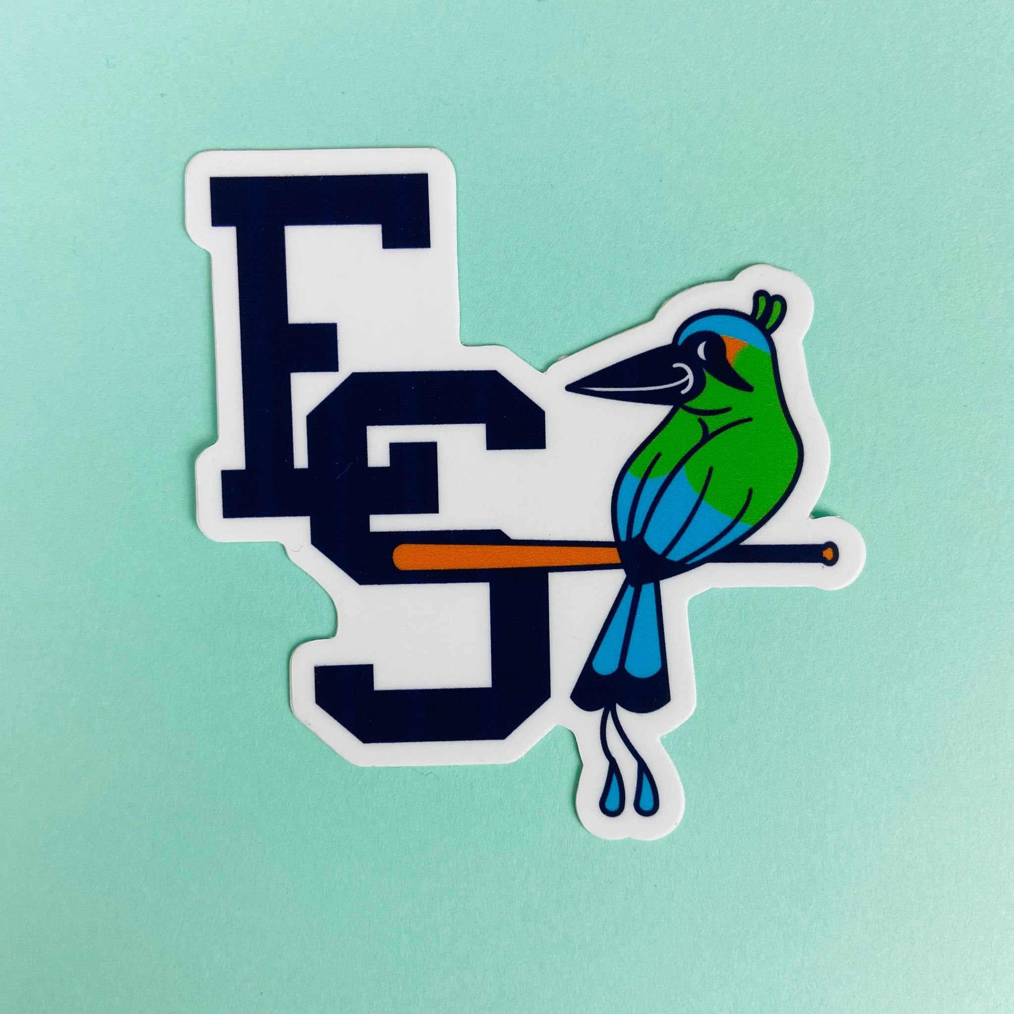 El Salvador Torogoz With ES Monogram Sticker 3 - Etsy