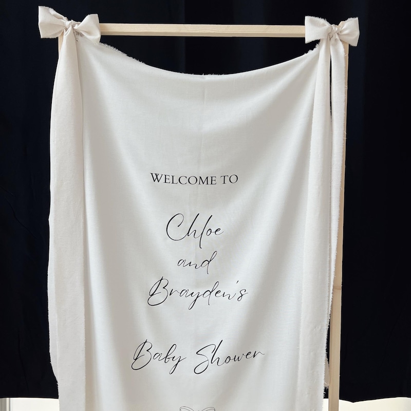 Fabric Sign Wide - Etsy