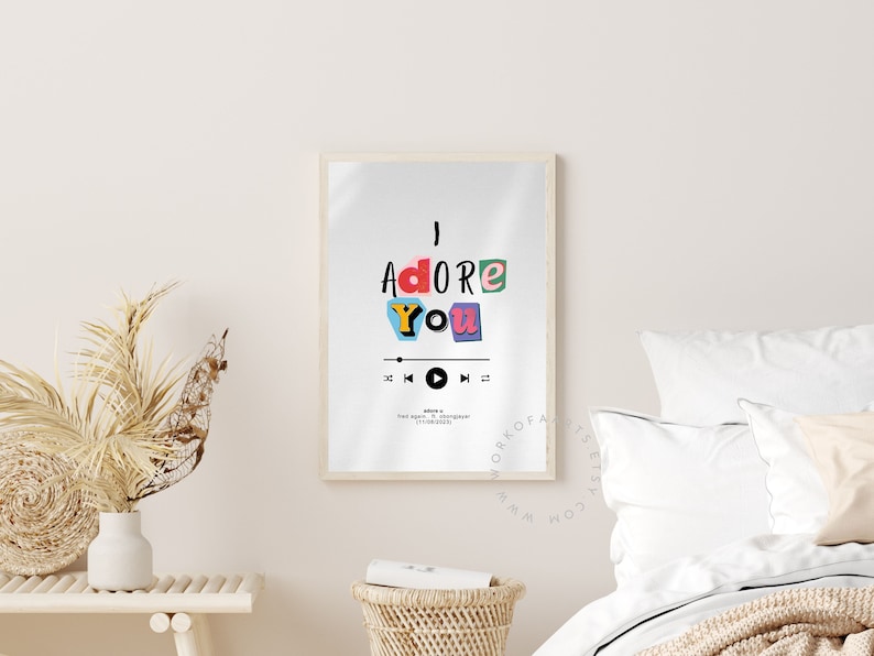 Fred Again, Adore You - Digital Download - Music Poster Art - Etsy