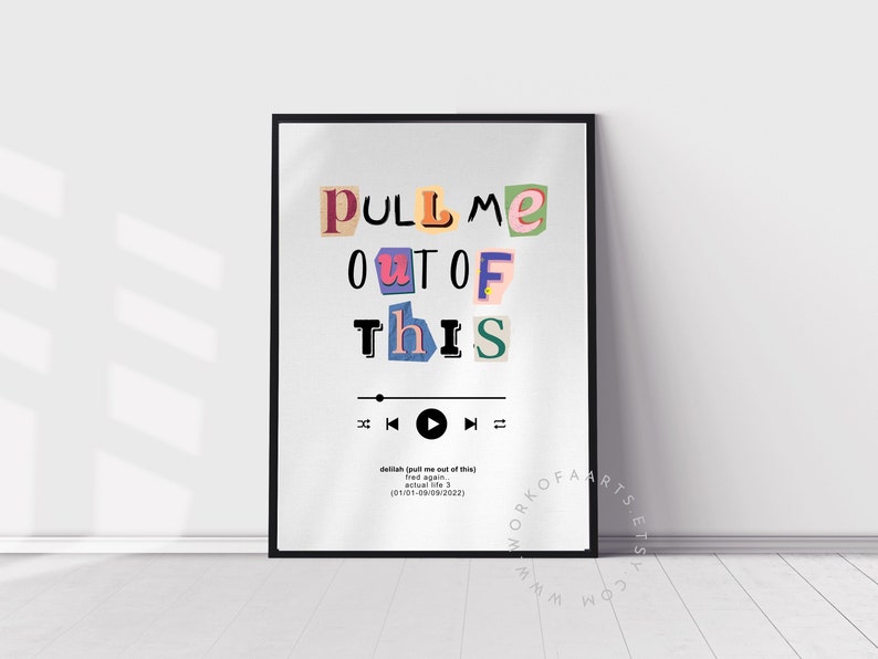 Fred Again, Delilah Pull Me Out of This - Digital Download - Etsy