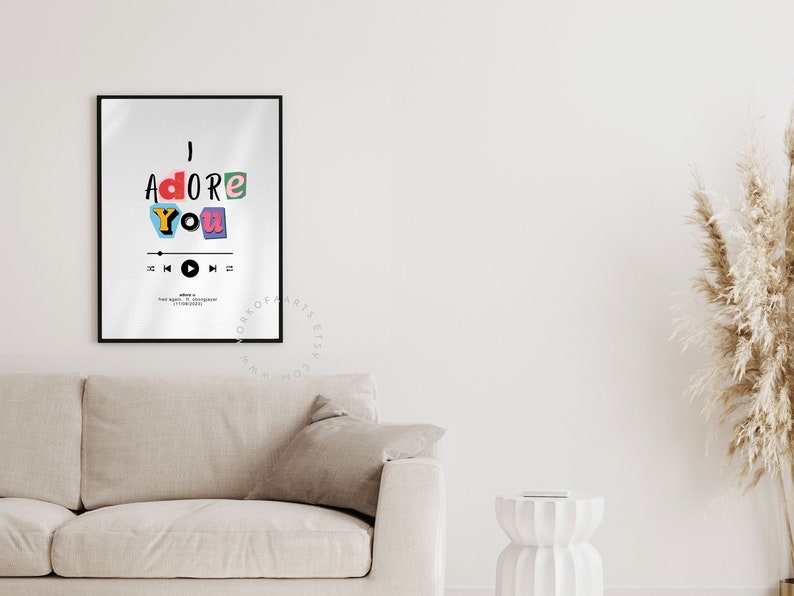 Fred Again, Adore You - Digital Download - Music Poster Art - Etsy