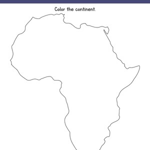 Geography Activity Printables for Kids - Etsy