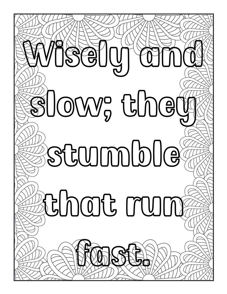 Romeo and Juliet Coloring Quotes - Etsy