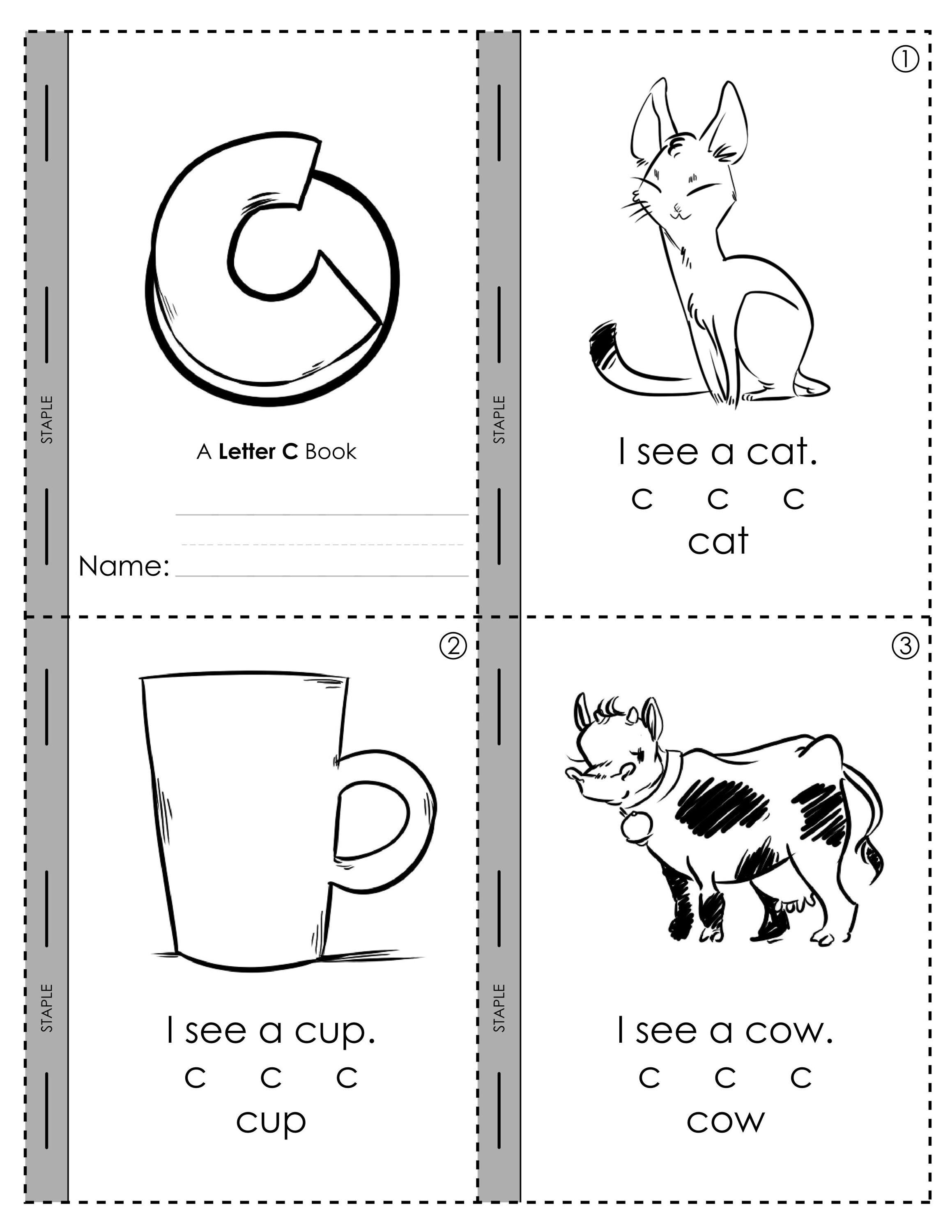 Consonants Minibook Printables - Etsy