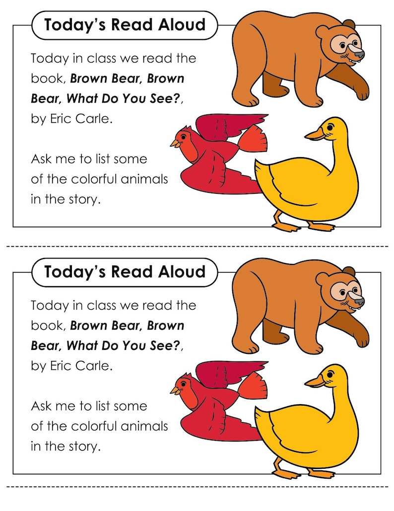 Brown Bear Printable Worksheets: Games & Activities (PDF) - Etsy