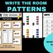 Write the Room Kindergarten Activity | Patterns - Etsy