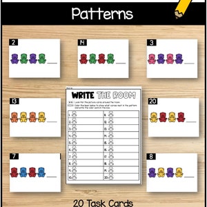 Write the Room Kindergarten Activity | Patterns - Etsy