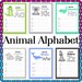 Animal Alphabet Tracing Worksheets for Kids - Etsy