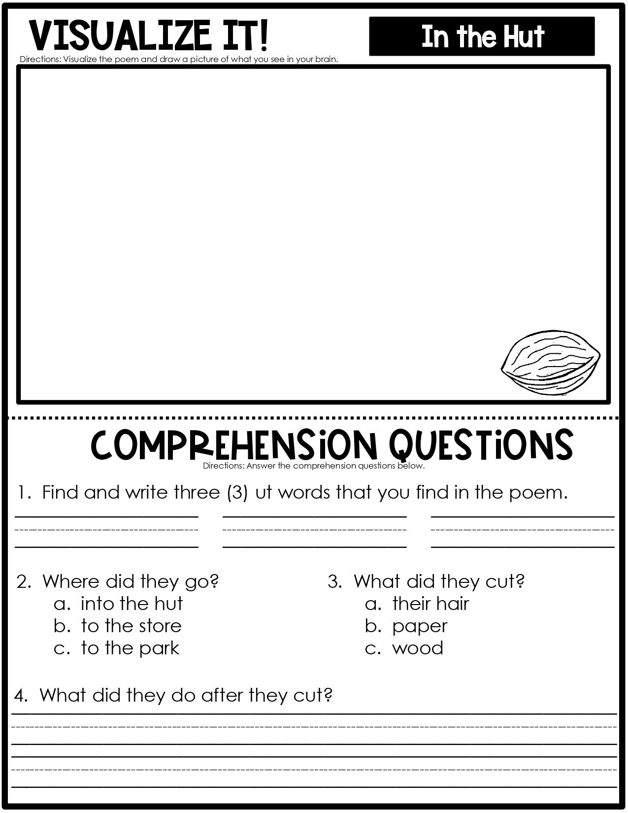 Decodable Phonics Poems With Comprehension Questions | Science of ...