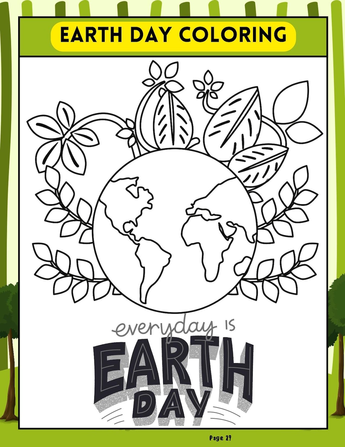 Earth Day Unit for Kindergarten - Etsy