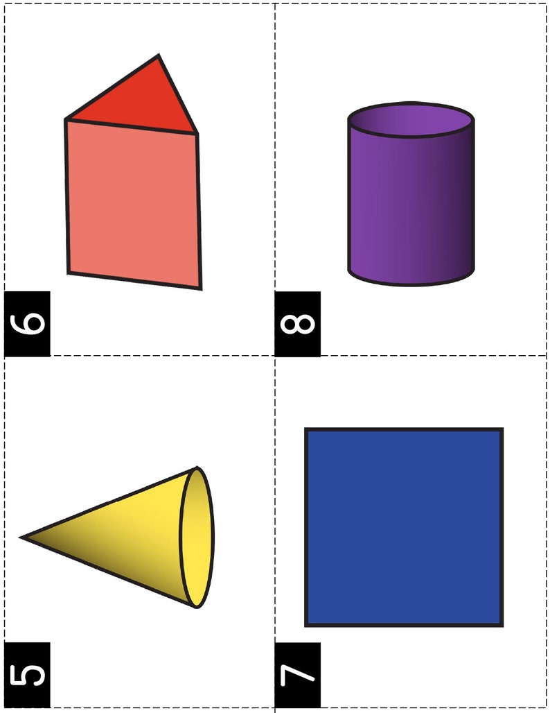 Write the Room Kindergarten Activity | 2D & 3D Shapes - Etsy