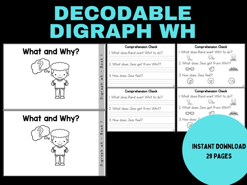 Decodable Digraphs - WH - Etsy