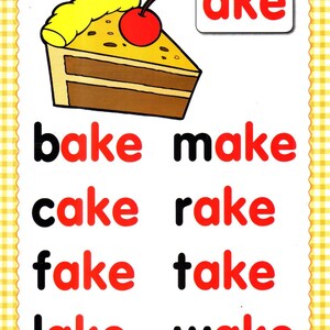 Phonics Patterns Printables - Etsy