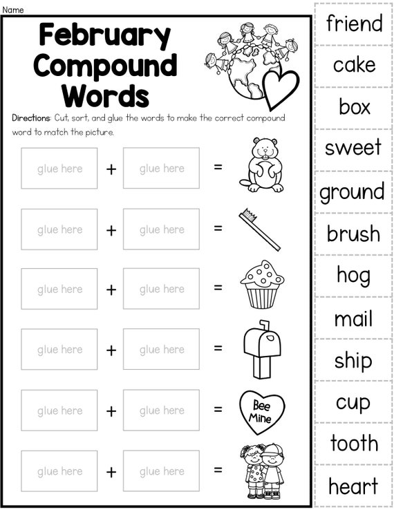 Hojas De Trabajo De Matemáticas De Febrero