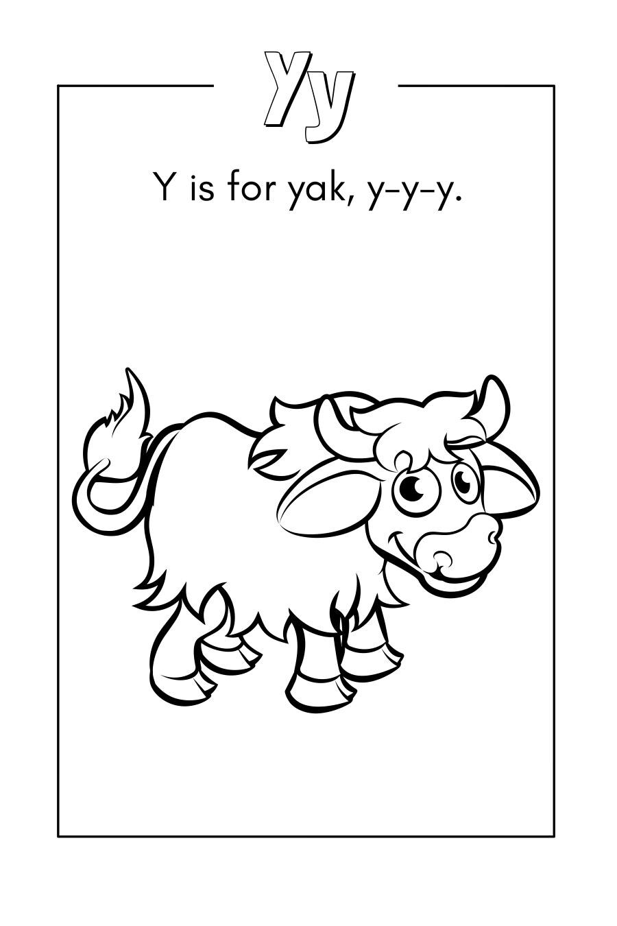 Zoo Phonics | Alphabet Animal Coloring Printables / Flash Cards - Etsy