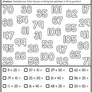 I Spy Math Printable Worksheets for Kids | K-2 - Etsy