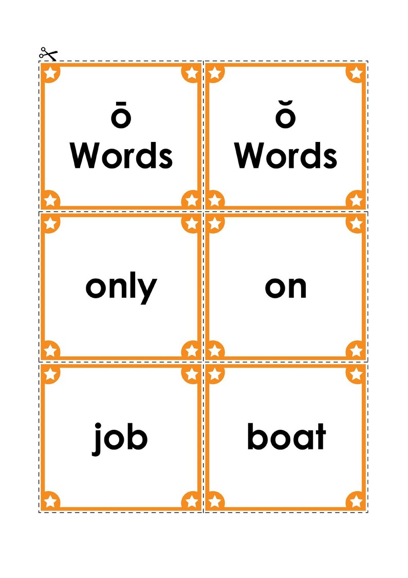 Long and Short O Worksheets | Science of Reading | Phonics Packet - Etsy
