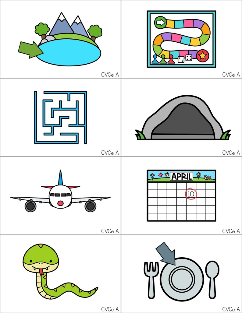 Decodables – Cvce Long Vowel A - Etsy