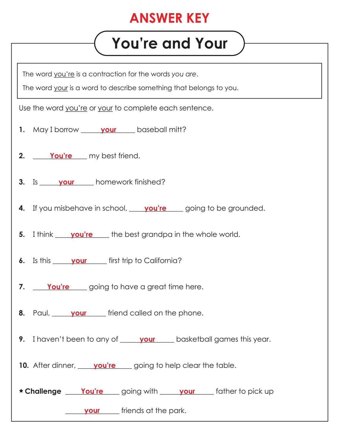 Printable Homophone Worksheets: Classroom Grammar (PDF) - Etsy