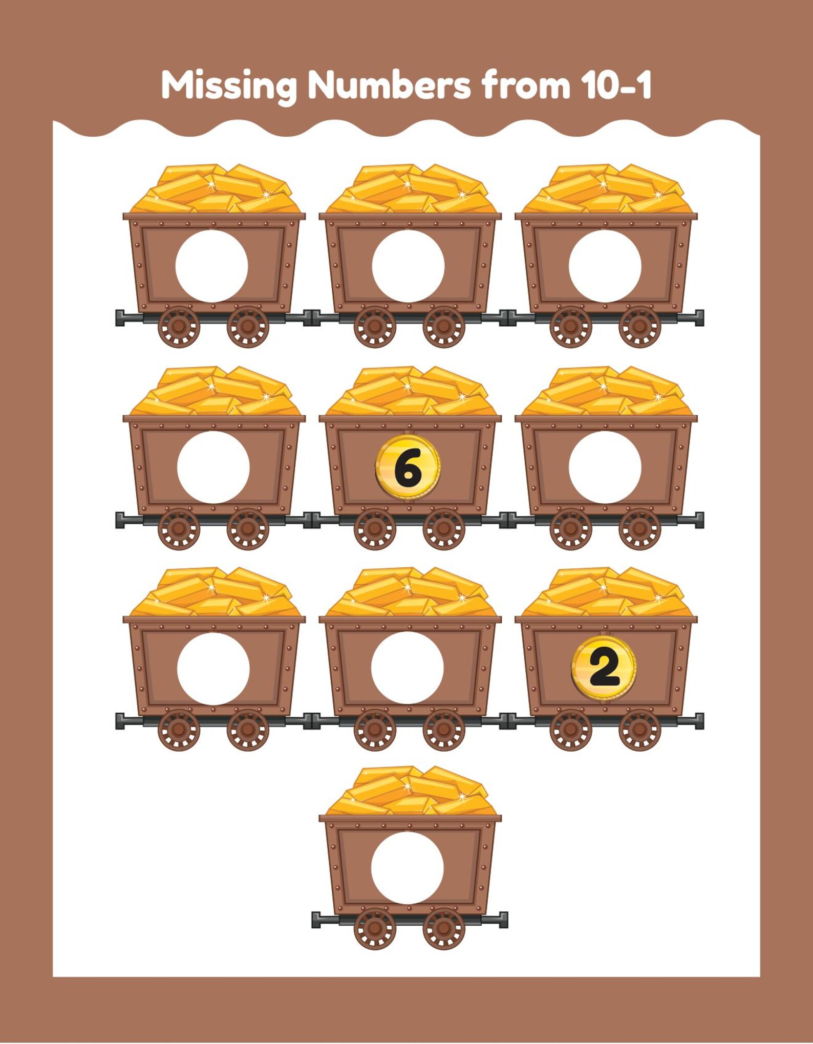 Counting Backwards Worksheets | Numbers 1–100 Printable | Kindergarten ...